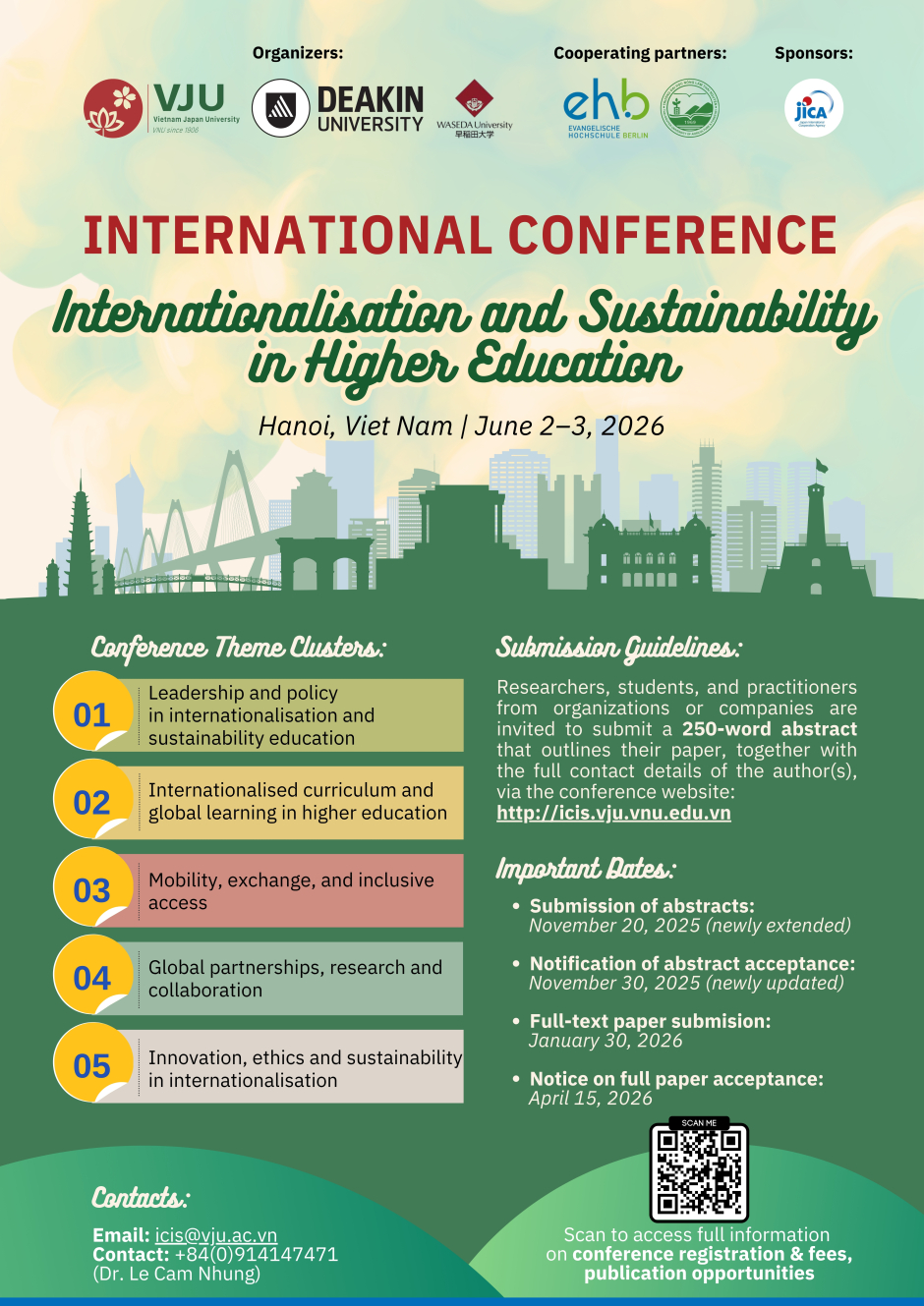 International Conference, Hanoi, Viet Nam / June 2-3 2026 – School of ...
