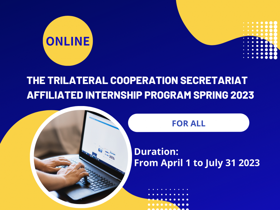 【Extension of a deadline by March 7 (23:59PM)】The Trilateral ...