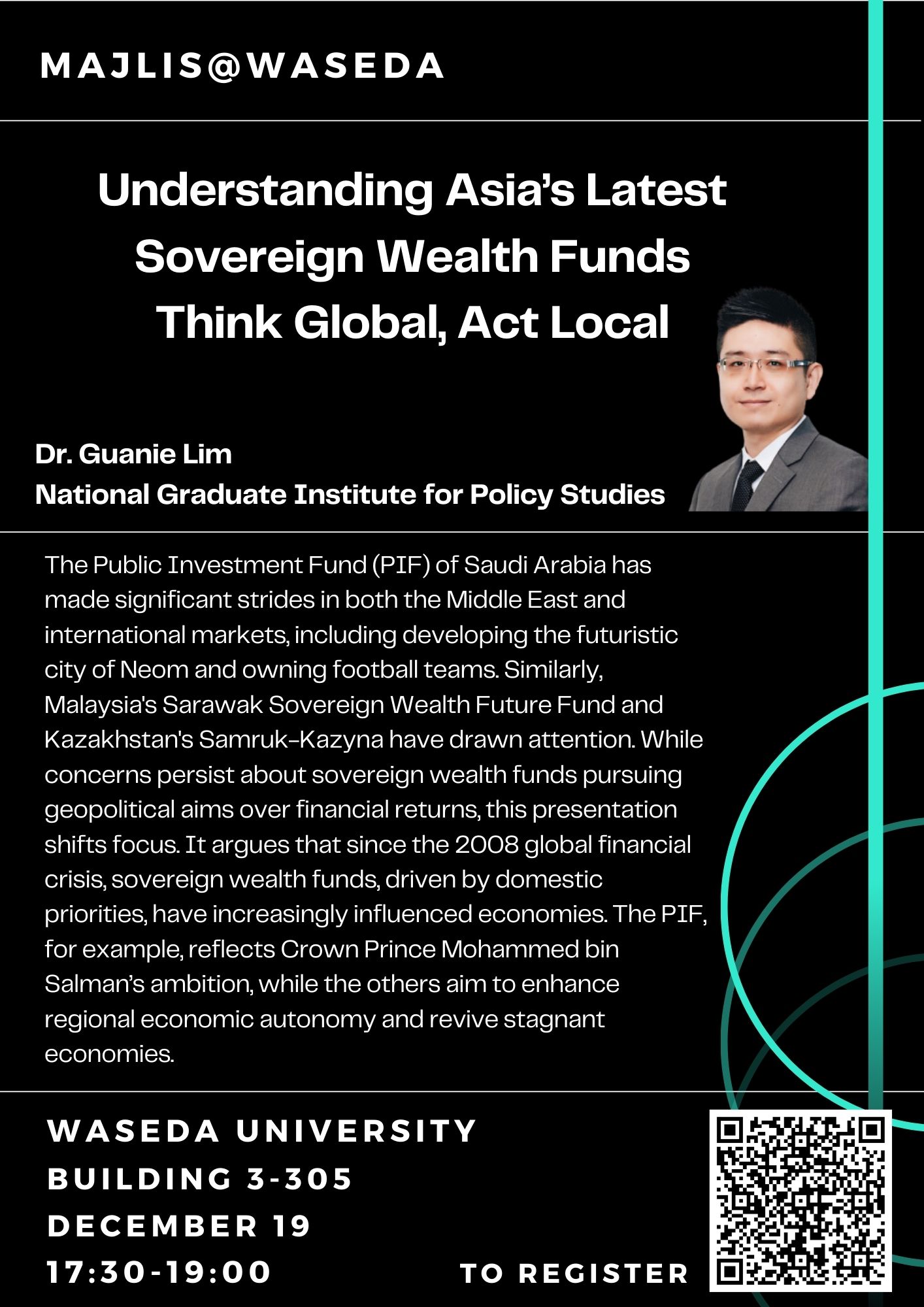 [Dec 19] Majlis@Waseda: Understanding Asia’s Latest Sovereign Wealth ...
