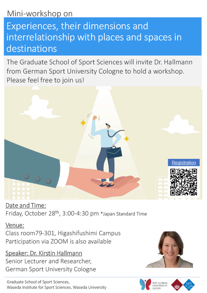 Mini-workshop by Dr. Kirstin Hallmann on “Experiences, their dimensions ...