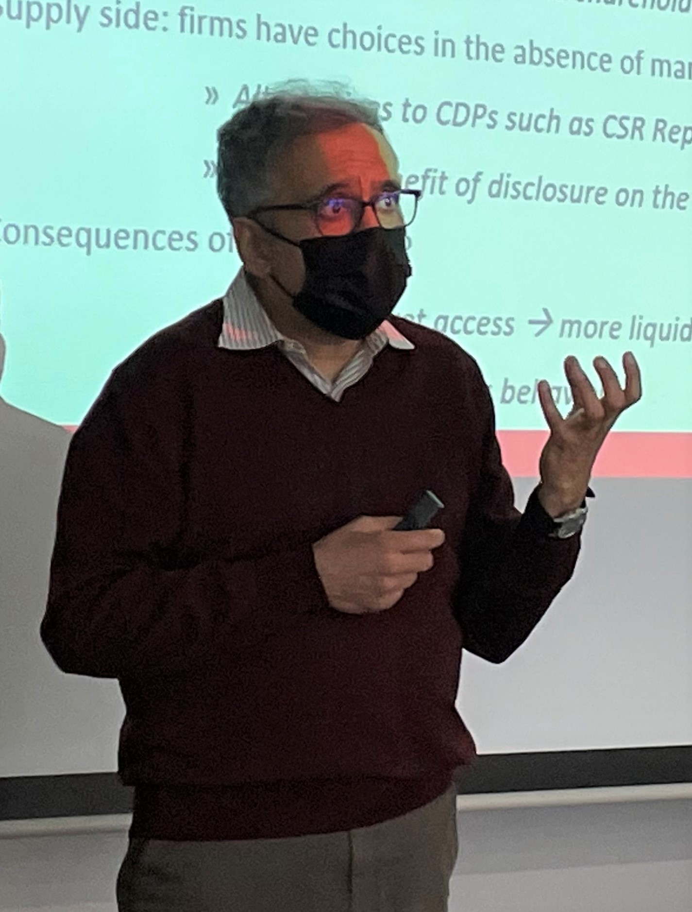 Report: Special seminar by Professor Vikas Mehrotra on “The Demand and Voluntary Supply of ...